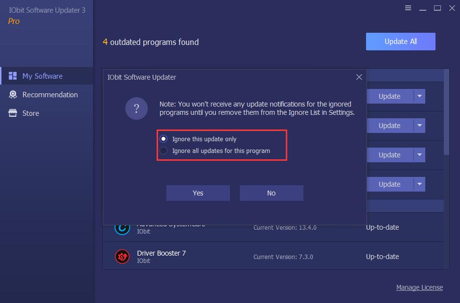 IObit Software Updater User Manual
