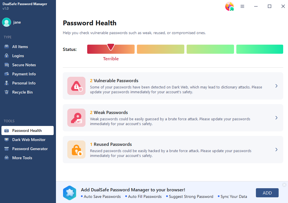 IObit recommends the secure DualSafe Password Manager